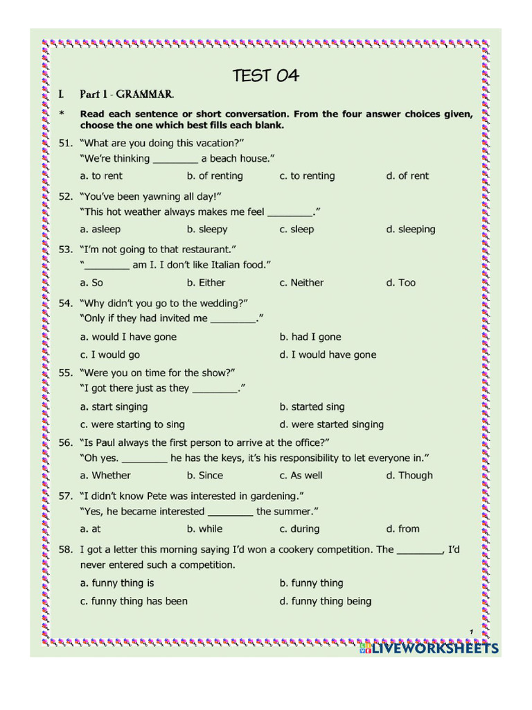 Test 4 ECPE PDF | PDF