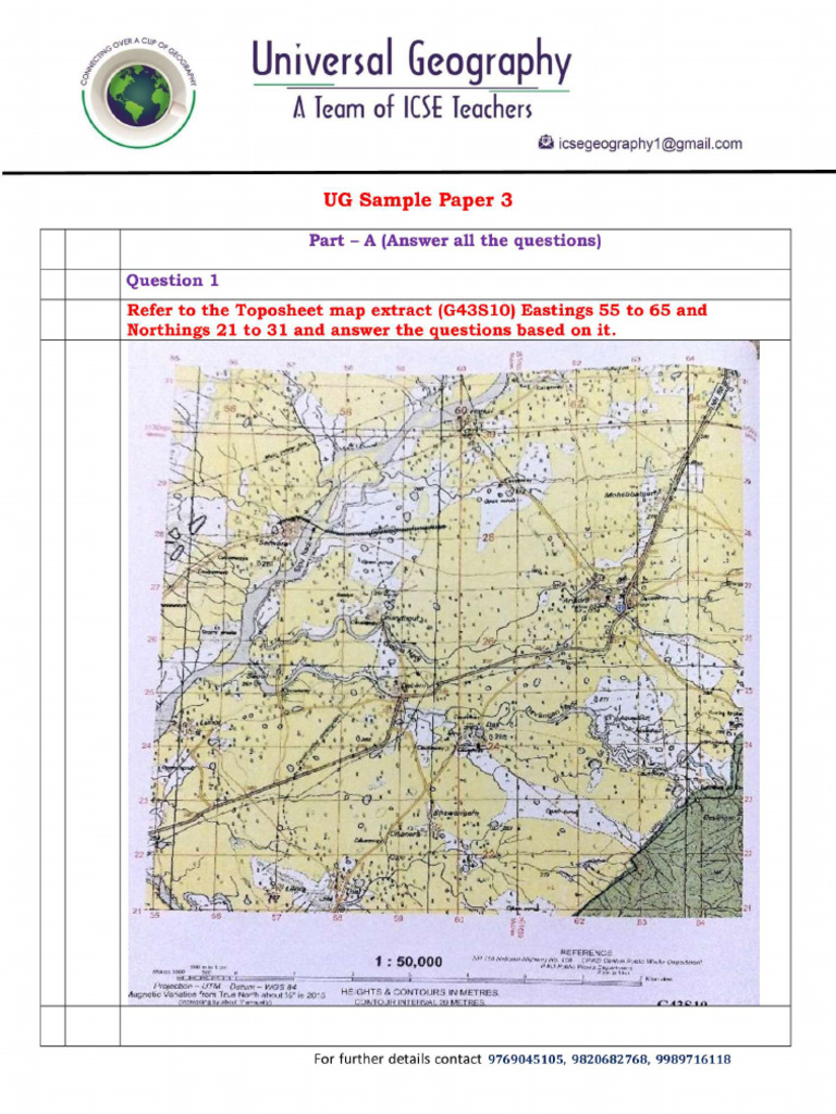 UG Sample Paper 3 | PDF