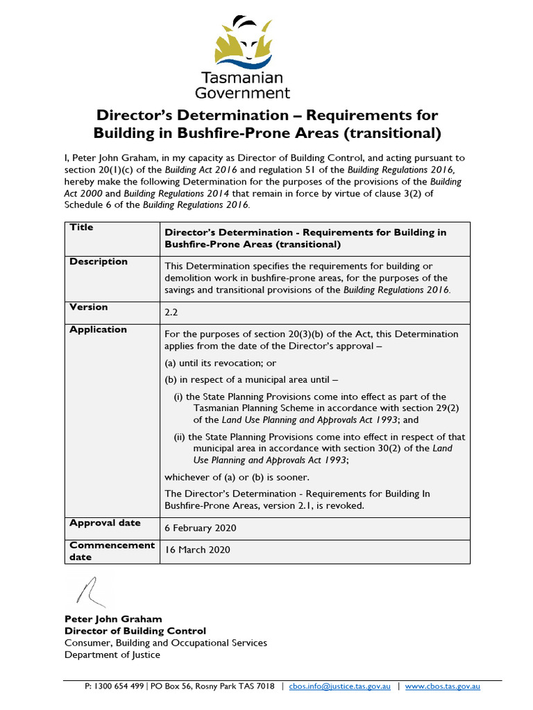 Building Requirements in Bushfire Areas | PDF | Firefighting | Wildfire