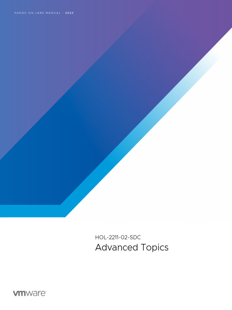 Hol 2211 02 SDC - PDF - en | PDF | Computer Network | Virtual Machine