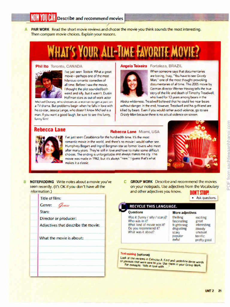 Speaking Project 1 | PDF