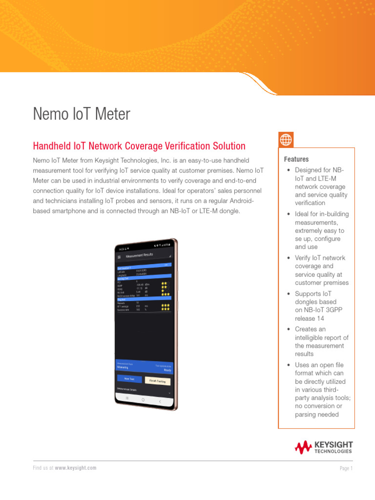 5992-3088EN Nemo IoT Meter BR | PDF | Internet Of Things | Cyberspace