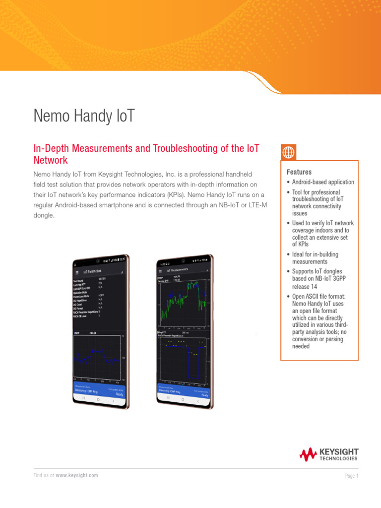 5992-2941EN Nemo Handy IoT BR | PDF | Internet Of Things | Mobile Device