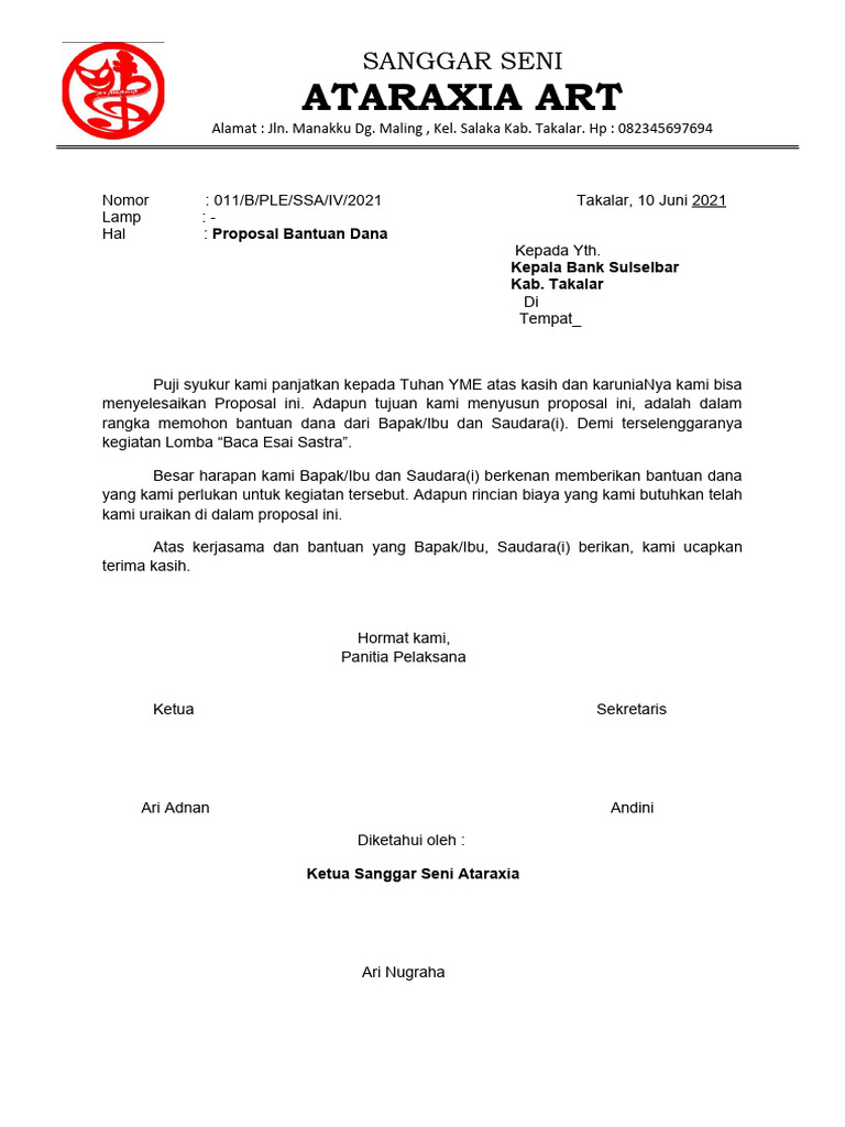 011 Proposal BANK SULSEL | PDF