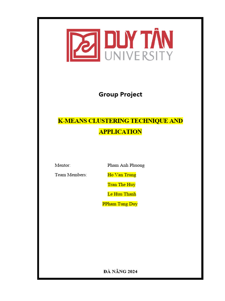 Group Project | PDF