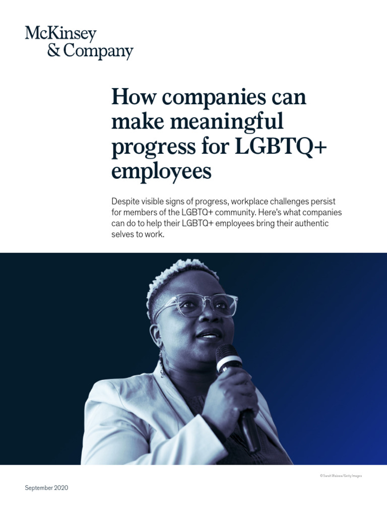 How Companies Can Make Meaningful Progress For LGBTQ Plus Employees Final | PDF | Lgbt Community ...