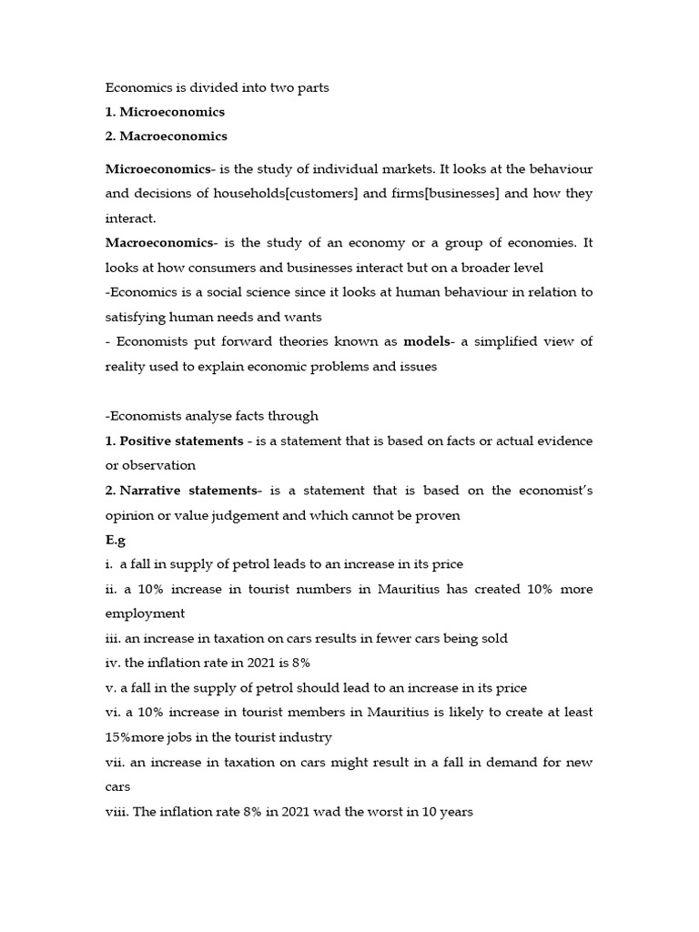 Economic Methodology | PDF