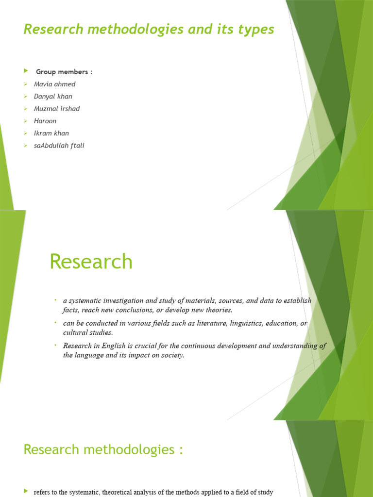 Research methodologies and its types | Download Free PDF | Methodology ...