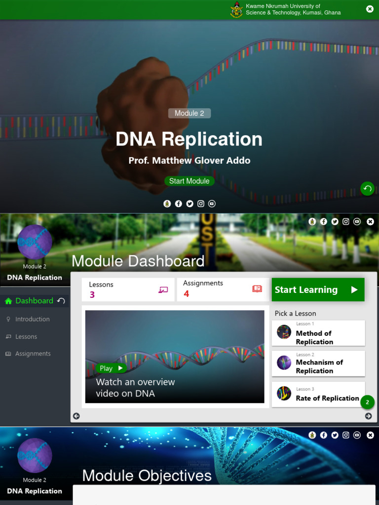 BIOL 360 - Module 2 - DNA Replication | PDF | Dna Replication | Primer (Molecular Biology)