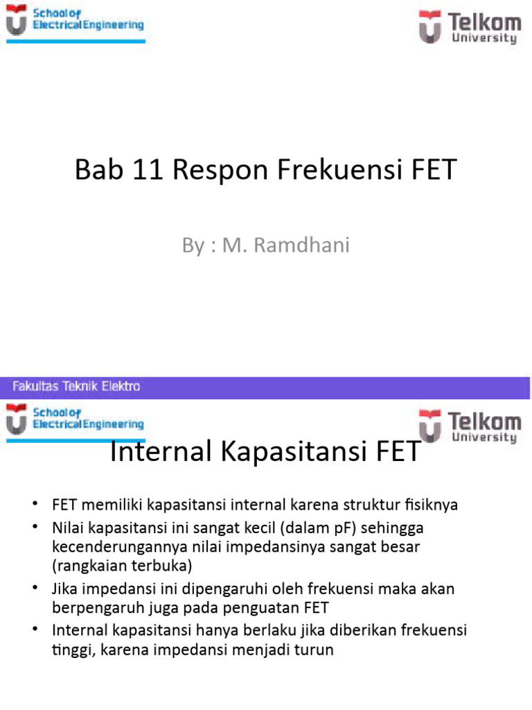 Bab 11 Respon Frekuensi FET 2 | PDF