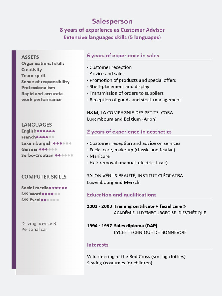Multilingual Sales & Aesthetics Expert | PDF | Business | Art