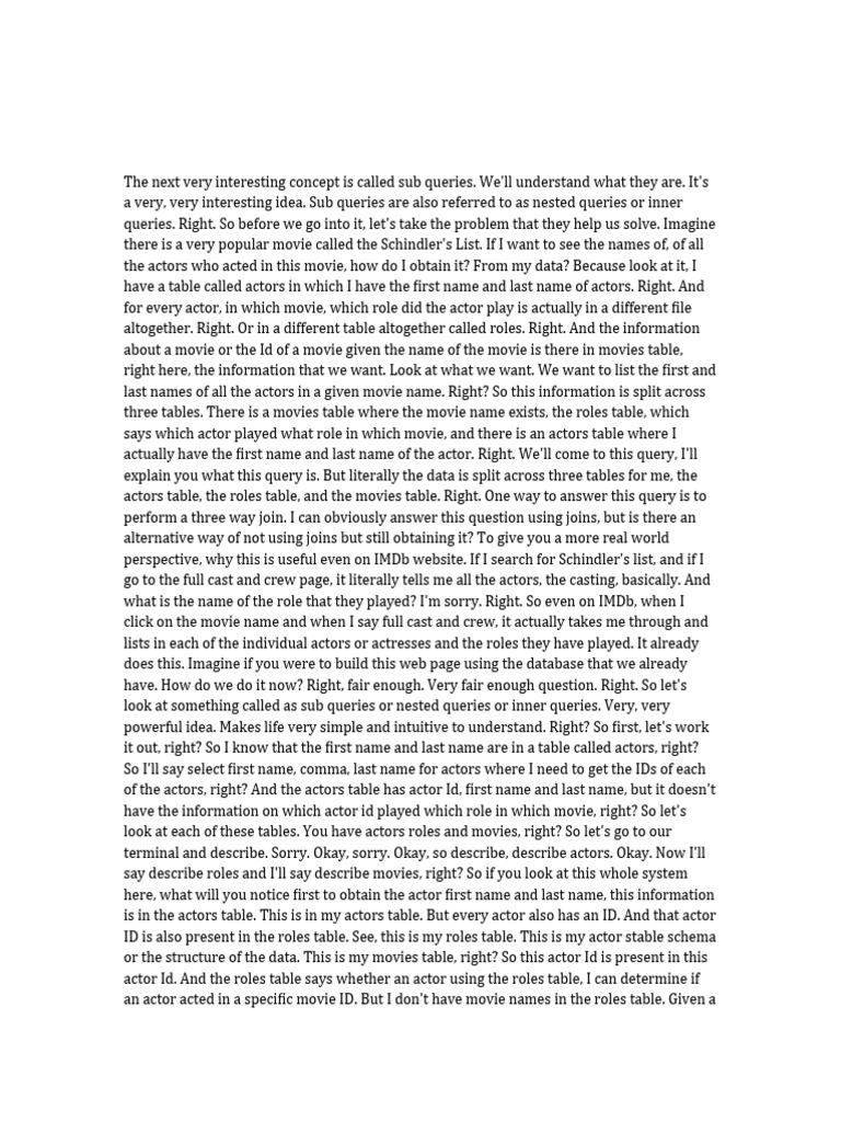 Understanding SQL Subqueries Explained | PDF | Computer Programming | Computing