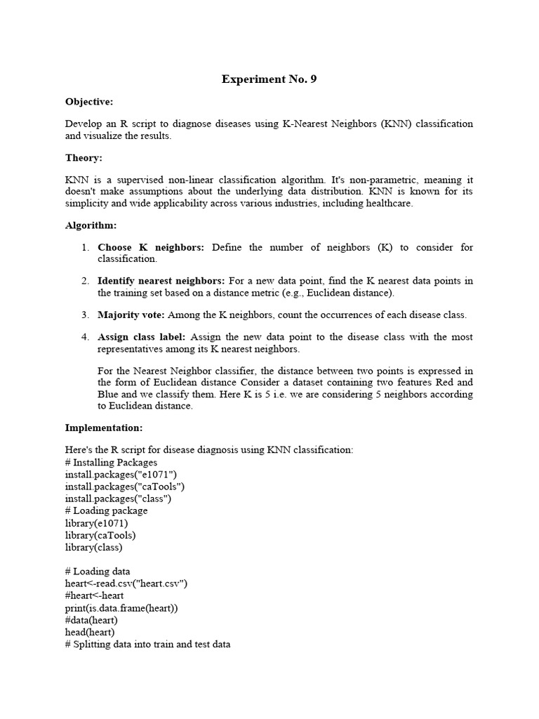 Da Exp9,10 | PDF | Cognitive Science | Statistical Classification