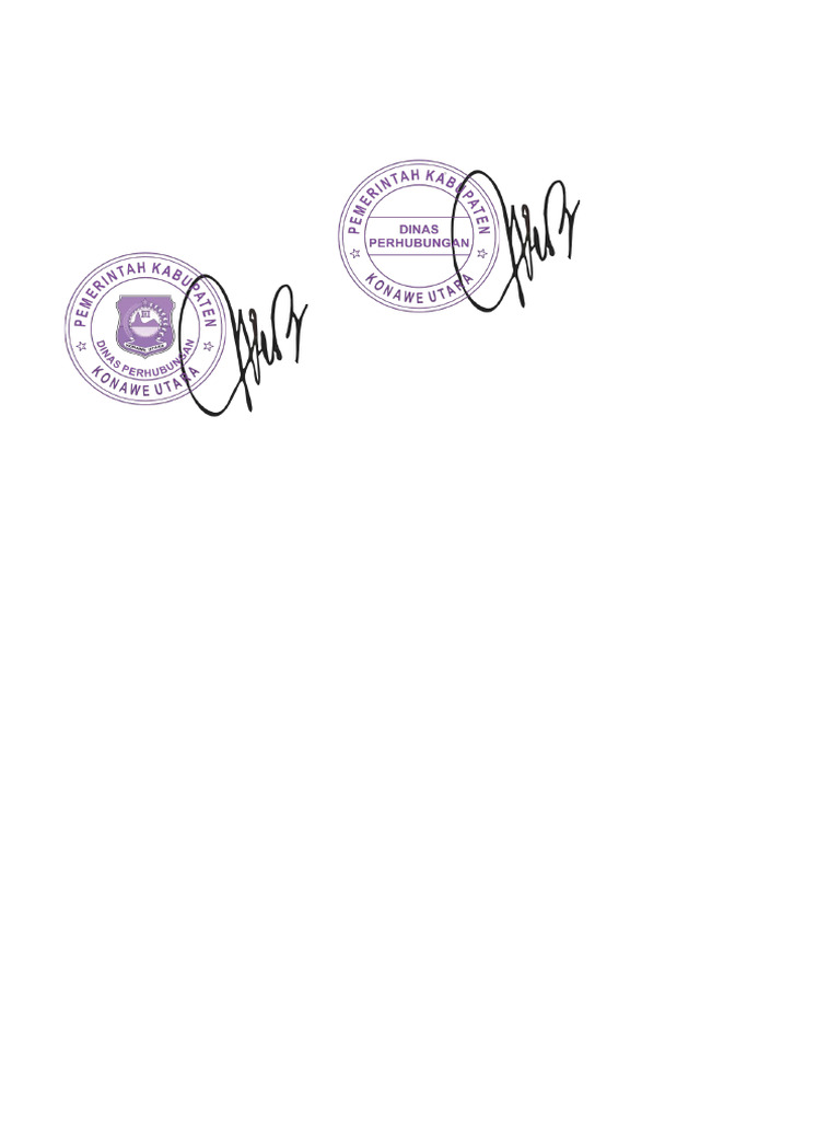 Stempel Dan Tanda Tangan | PDF