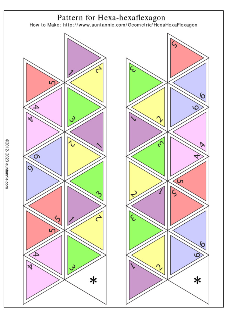 Hexa Hexa Flexagon | PDF