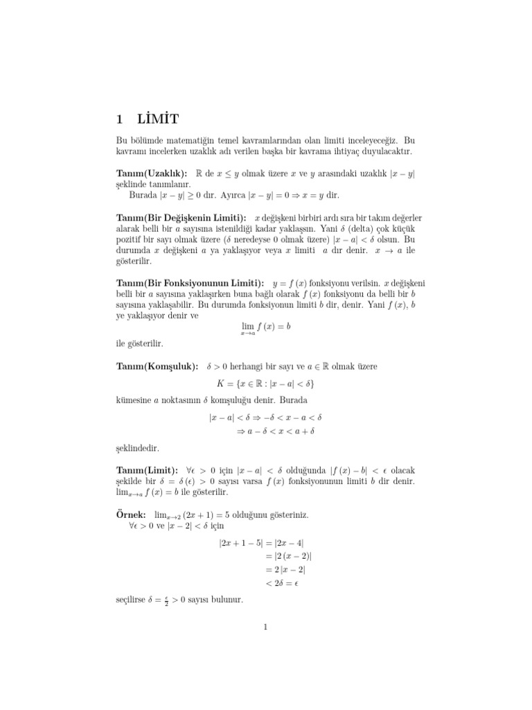 4 Hafta (Mat1) | PDF
