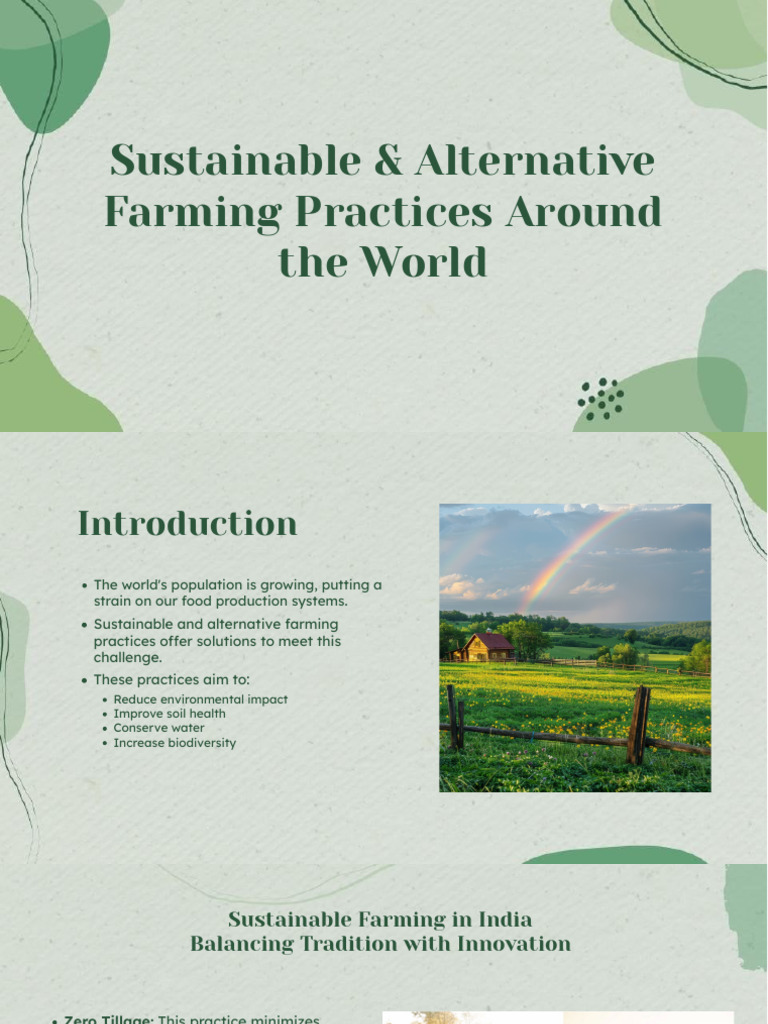 Slidesgo Exploring Sustainable Farming Practices in India Usa and ... Slidesgo Exploring Sustainable Farming Practices in India Usa and ...