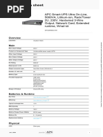 APC SRT5KXLI UPS Specifications | PDF | Electrical Engineering ...