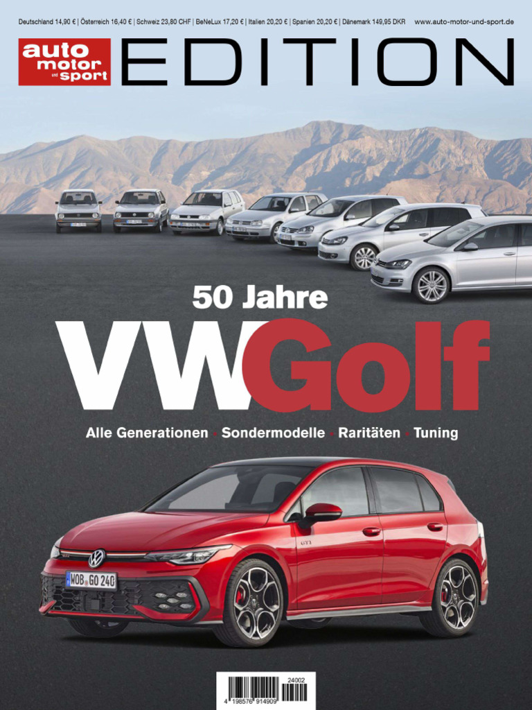 Auto Motor Und Sport Spezial VW Golf 24 De. | PDF