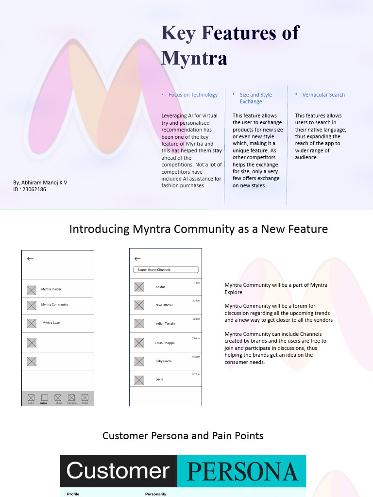 3 Key Features of Myntra | PDF | Business | Art