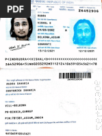 Indian Passport Sample Format 2023 | PDF
