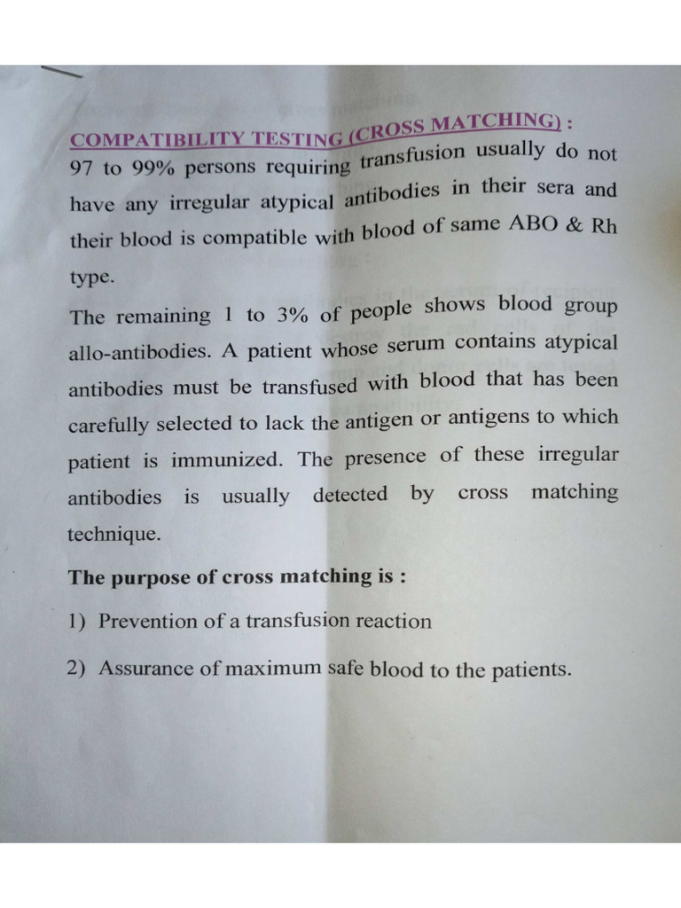Blood Banking and Transfusion - 2 | PDF