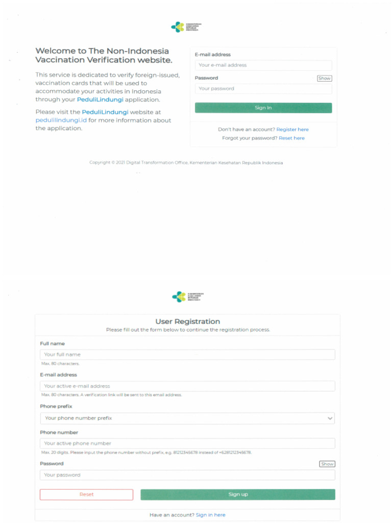 Vaccination Verification Website | PDF