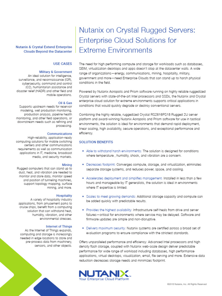 Crystal Standard Handout | PDF | Cloud Computing | Internet Of Things