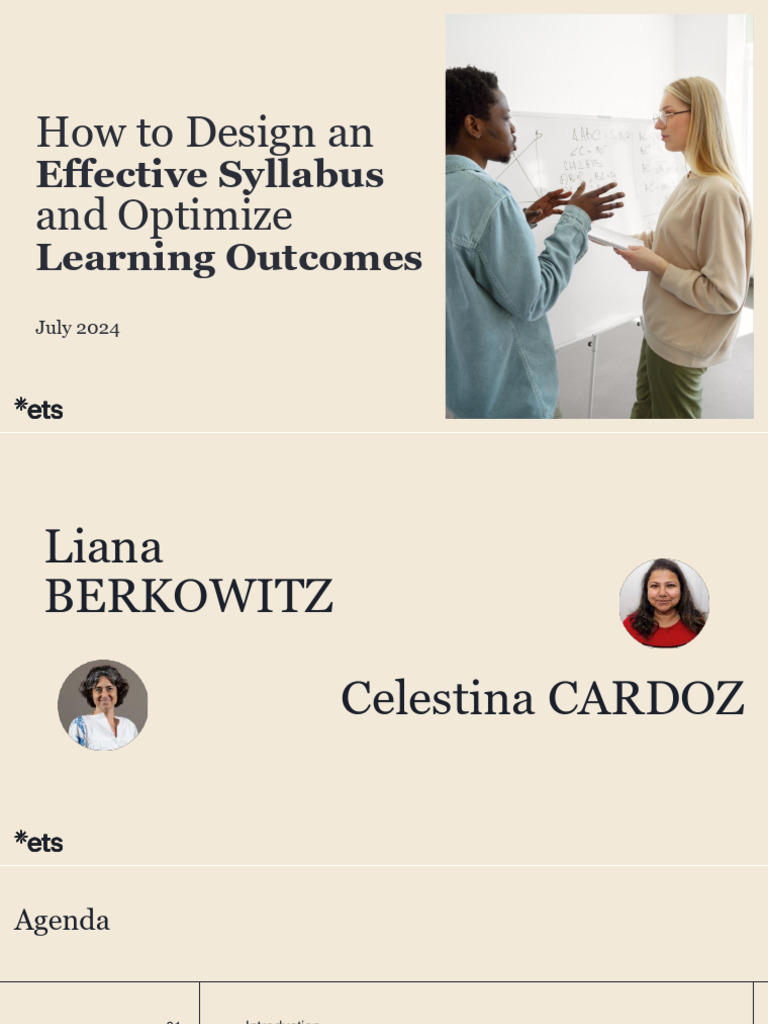 How To Design An Effective Syllabus and Optimize Learning Outcomes ...
