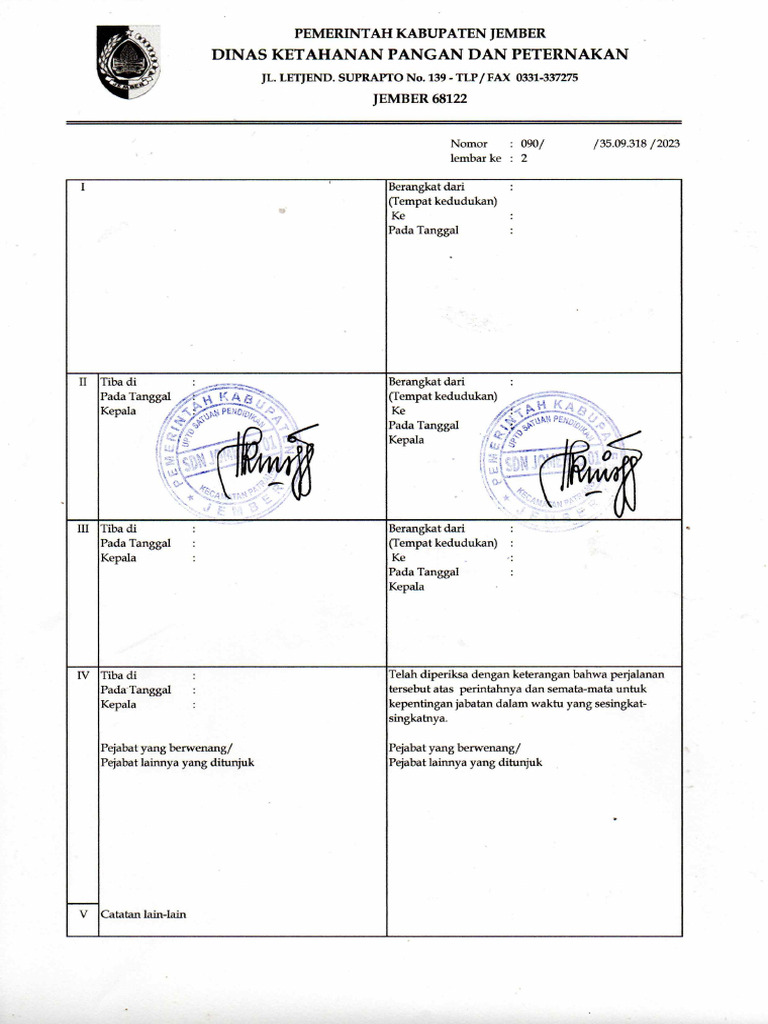 TTD KEPSEK SDN Jomerto 1 | PDF
