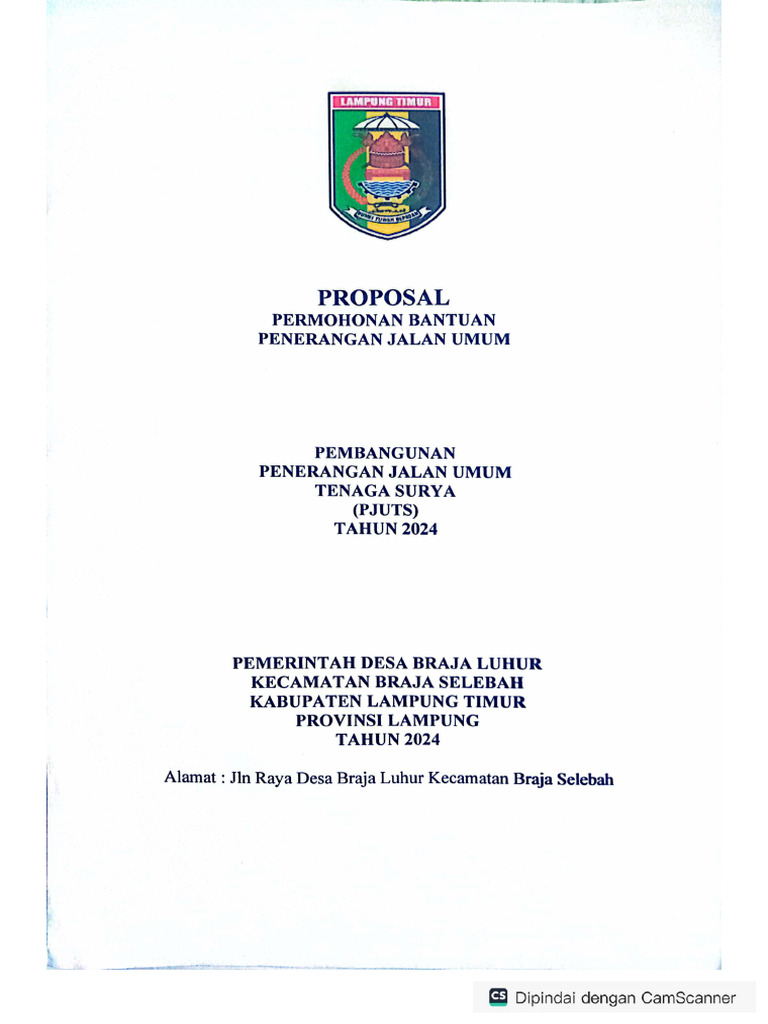 Proposal PJUTS Luhur | PDF