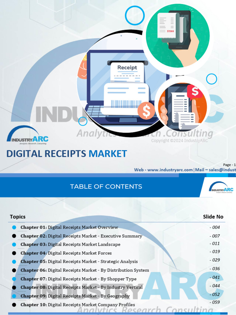 Digital Receipts Market (2023 - 2030) - Sample Extract PDF | PDF ...