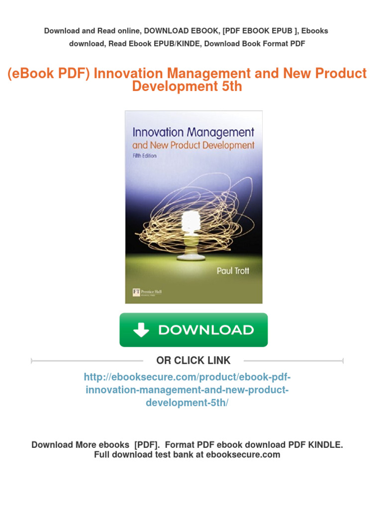 1098 | PDF | Innovation | New Product Development