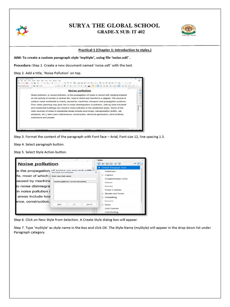 Grade X practicals IT | PDF | Dialog Box | Button (Computing)