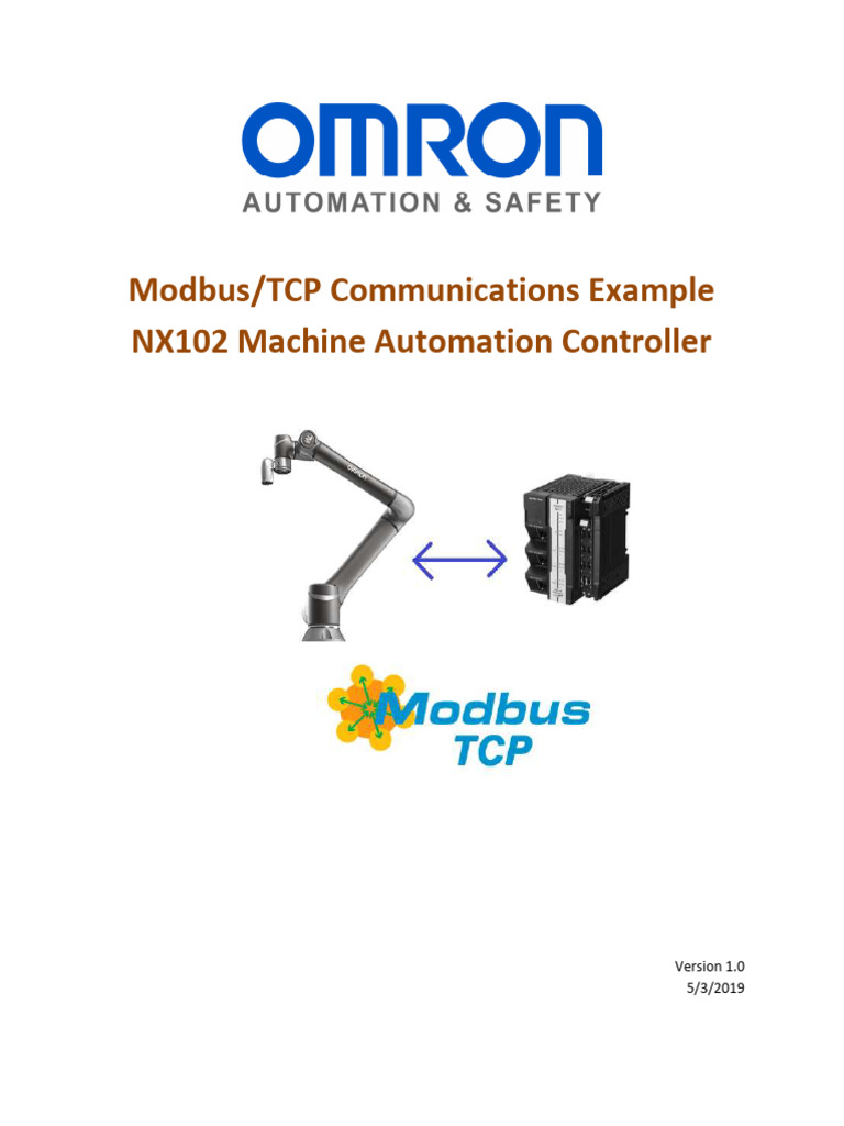 NX102 Modbus TCP Sample Code | PDF | Transmission Control Protocol | System Software