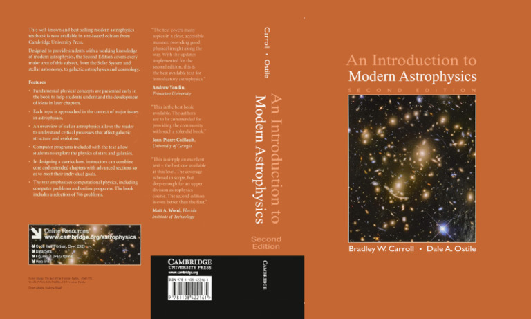 An Introduction To Modern Astrophysics Art Paper 1x | PDF