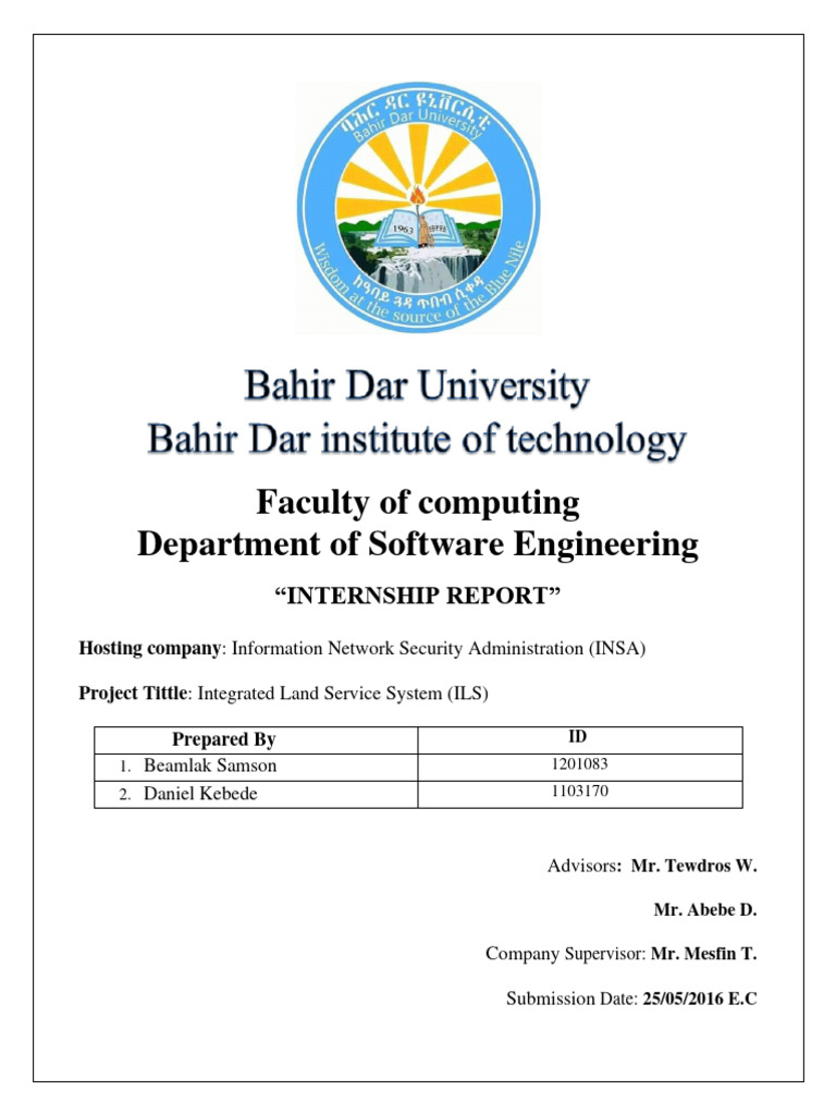 Final Internship Daniel and Beamlak | PDF | Computer Security | Security