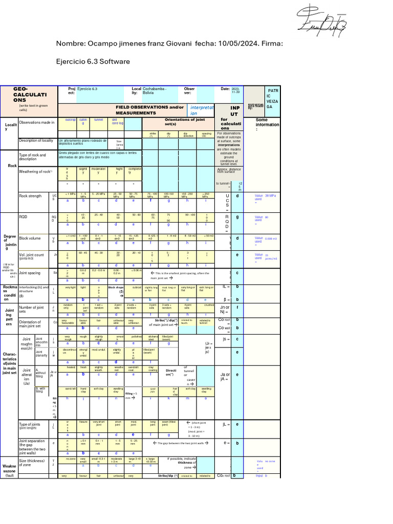 Ejercicio 6.3b Mecanica Aplicada de Suelos Umss | PDF | Earth Sciences | Geology