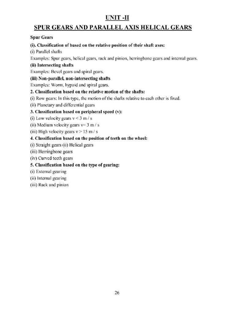 Procedure Spur Gears Design | PDF