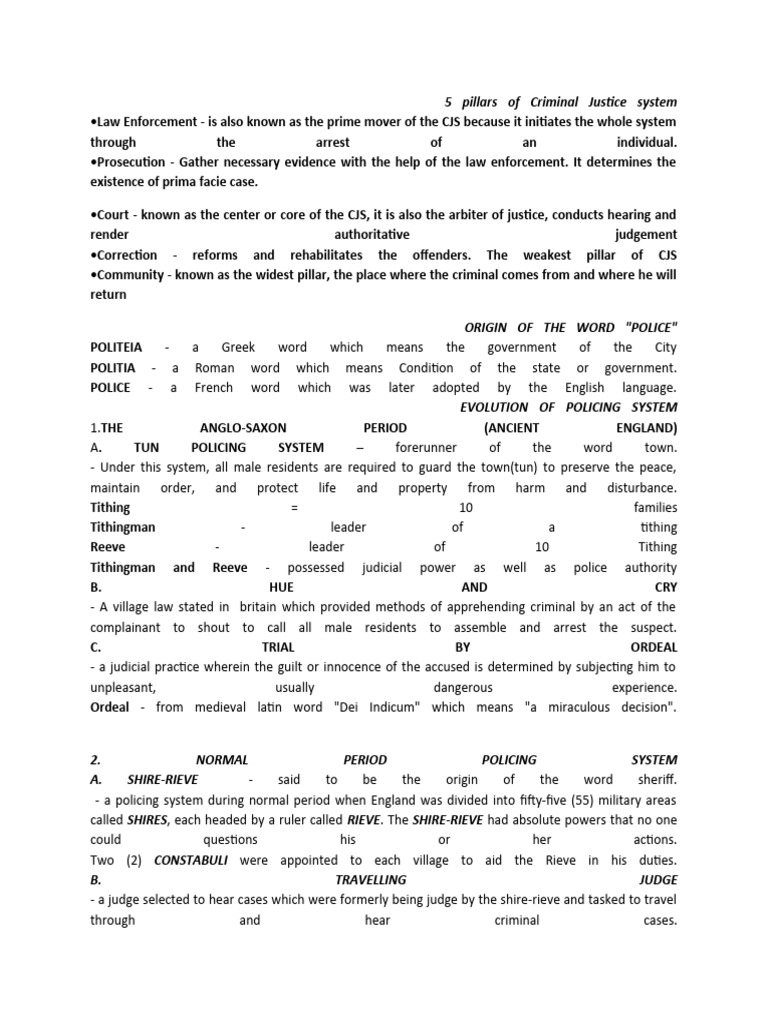 Lea 1 module 1 | PDF | Police | Common Law