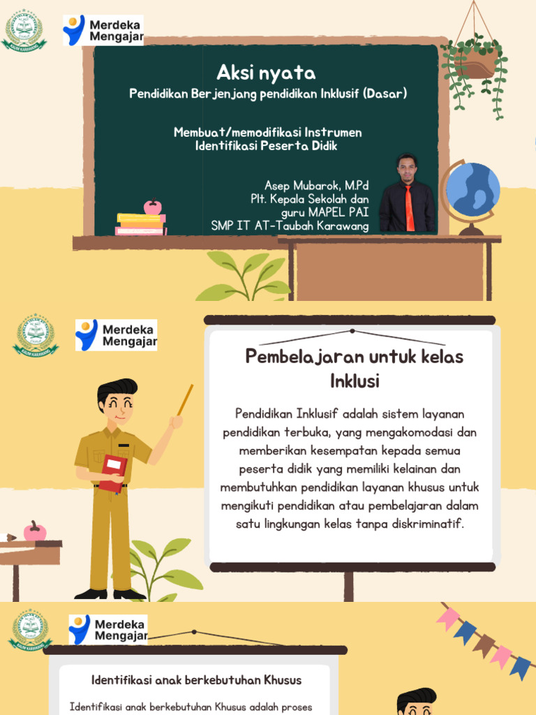 Pendidikan Inklusif: Identifikasi dan Pembelajaran ABK | PDF