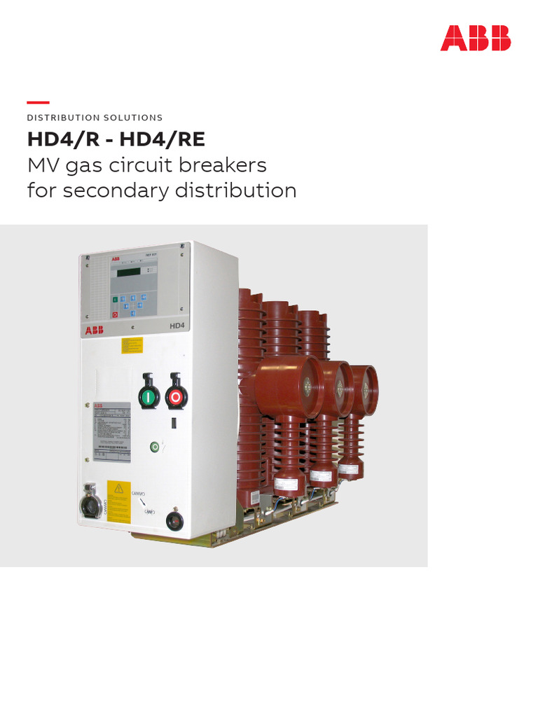 CA - HD4-R (EN) L - 1VCP000028 - 1a | PDF | Electric Arc | Electromagnetism