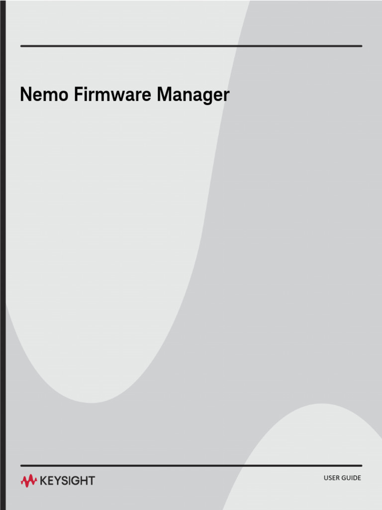 Nemo Firmware Manager User Guide 2.52 | PDF | Device Driver | Usb