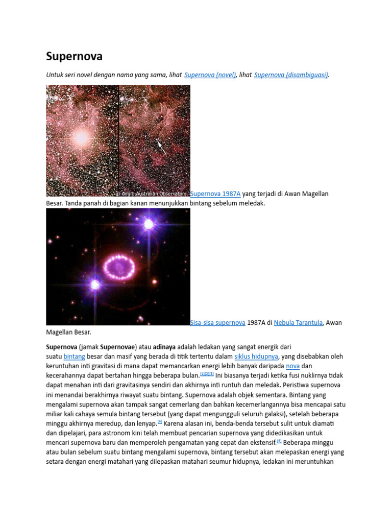 Supernova | PDF