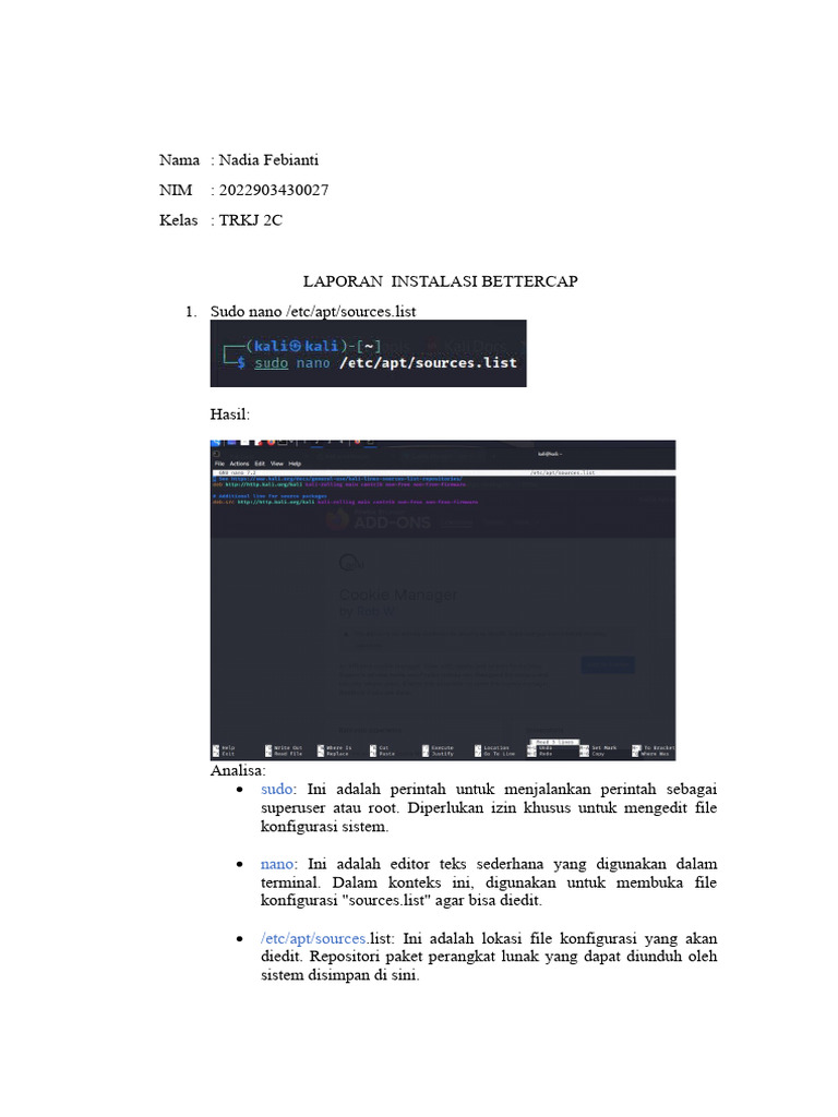 Instalasi BetterCAP di Linux | PDF