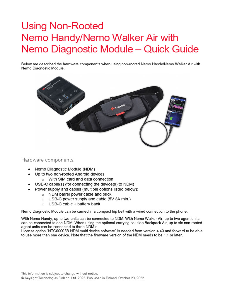 Quick Guide for Nemo Handy Setup | PDF | Usb | System Software