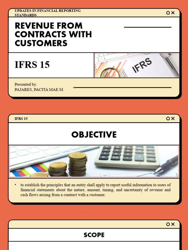 Ifrs 15 | PDF | International Financial Reporting Standards | Revenue