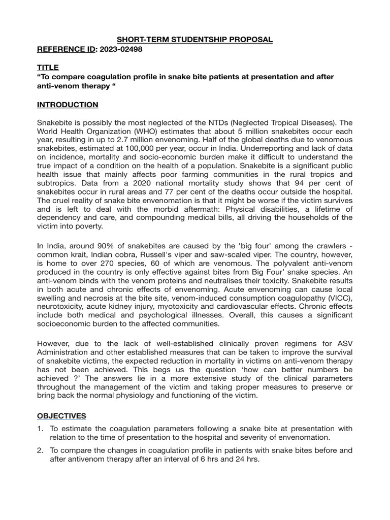 STS Proposal 2 | PDF | Clinical Medicine | Medical Specialties