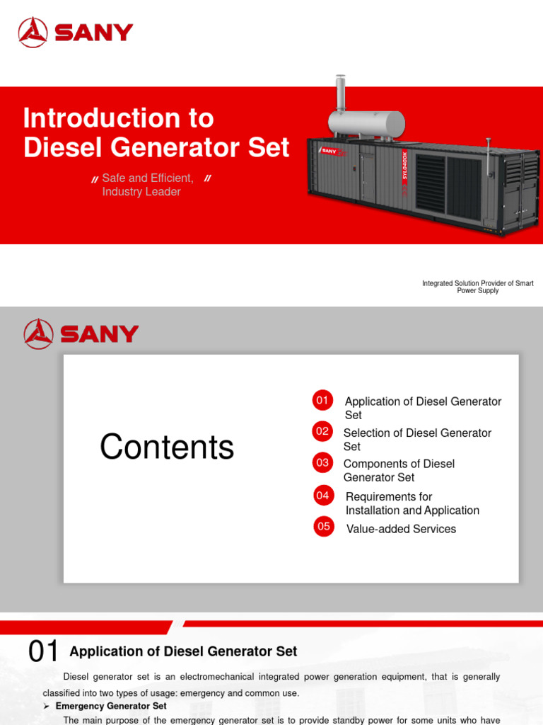 2 - 2-Introduction To Diesel Generator Set | PDF | Power Supply ...