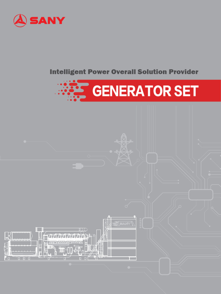Sany Generator | Download Free PDF | Insulator (Electricity) | Power Supply